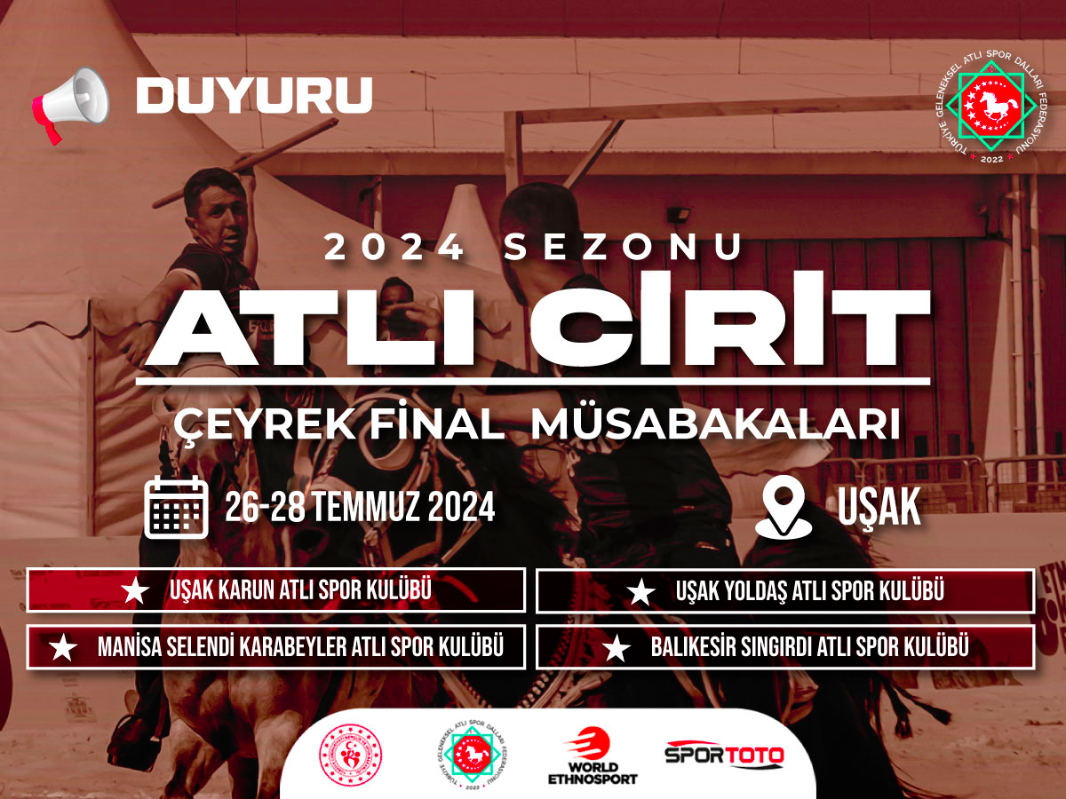 TÜRKİYE GELENEKSEL ATLI SPOR DALLARI FEDERASYONU – "Gelenekten, Geleceğe